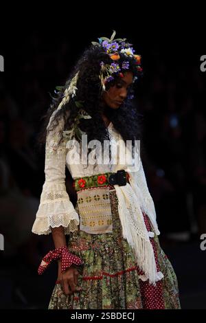 Sevilla, Spain. 01st Feb, 2025. Model walks on the catwalk at Simof ...