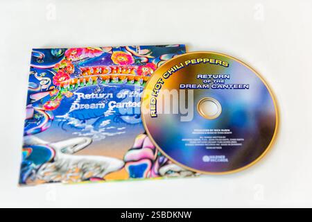 Avon, USA - October 31, 2022: Latest new Red Hot Chili Peppers album ...