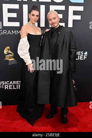 J Balvin and Valentina Ferrer arriving at the 2025 MTV Video Music ...