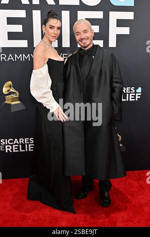 Valentina Ferrer and J Balvin arriving at the 2025 MTV Video Music ...