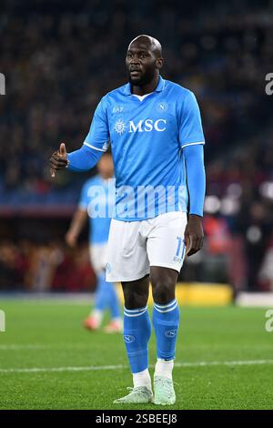 Romelu Lukaku of SSC Napoli seen during the Italian Serie A soccer ...
