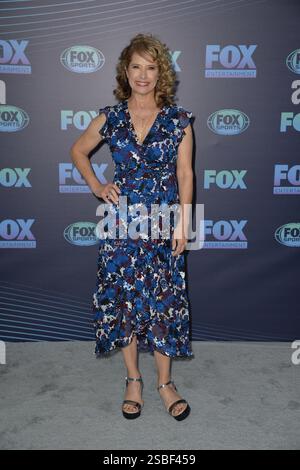Nancy Travis arriving at the Fox Upfront Presentation at Central Park's ...