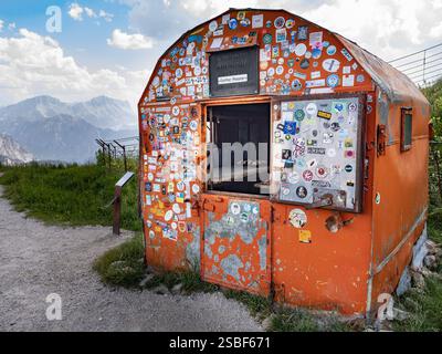 Rustic Bivouac Günther Messner outside Museum in Plan de Corones, Italy ...