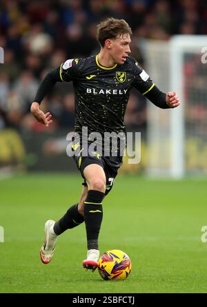 Norwich City's Oscar Schwartau during the Sky Bet Championship match at ...