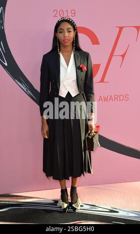 Jessica Williams arriving at the CFDA Fashion Awards at the Brooklyn ...