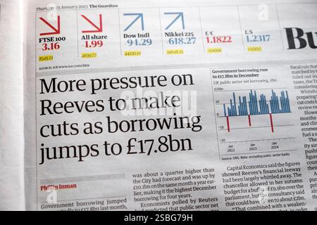 Budget Deficit news headline on money Stock Photo - Alamy