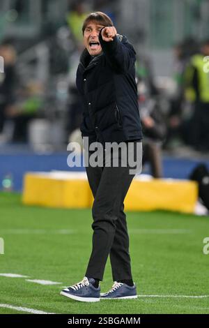 Antonio Conte Head Coach of SSC Napoli during Atalanta BC vs SSC Napoli ...