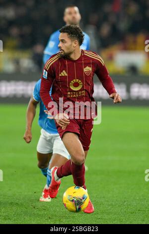 Olimpico Stadium, Rome, Italy - Devyne Rensch of AS Roma during Uefa ...