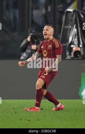 Roma’s Angelino during the Serie A Enilive soccer match between SS ...
