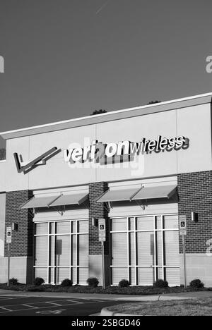 Verizon Wireless Store Front in Superstition Shopping Mall. Verizon is ...