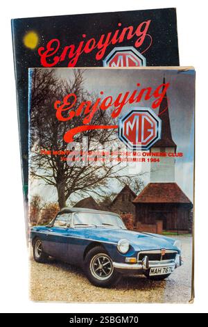 Old Enjoying magazines, MG the monthly magazine of the MG Owners Club ...