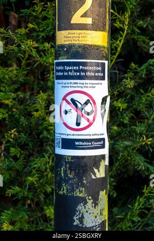 Public spaces protection order PSPO sign Stock Photo - Alamy