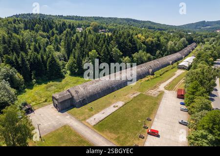Aerial view of the The Stepina Train Bunker for Hitler own command ...