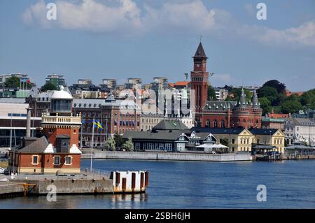 06 june 2023/Helingborg towh hall buiiding in south of swedish town ...