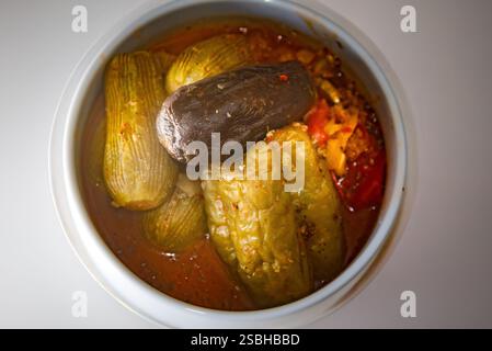 Stuffed zucchini, Middle Eastern style. Kousa Mahshi Lebanese Stuffed ...