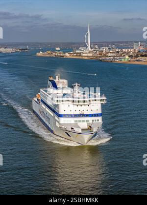 The French cross-Channel ferry Armorique is operated on routes between ...