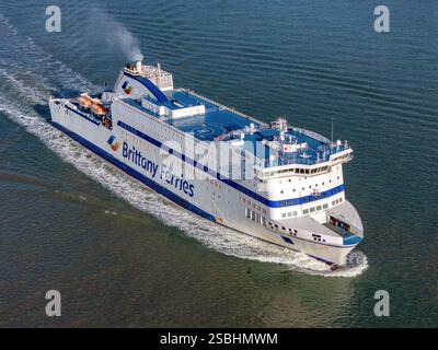 The French cross-Channel ferry Armorique is operated on routes between ...