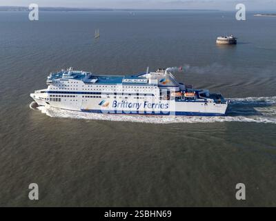 The French cross-Channel ferry Armorique is operated on routes between ...