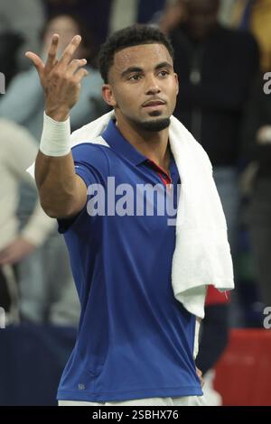 Arthur Fils of France celebrates during the Miami Open tennis ...