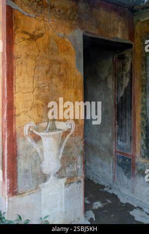 Shell mural, House of Venus in the Shell, Ancient City of Pompeii ...