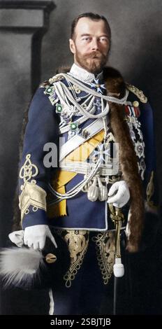 Tsar Nicholas II of Russia Stock Photo - Alamy