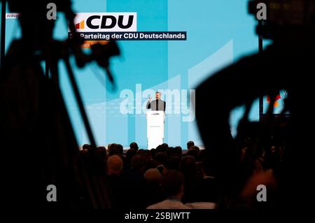 Markus Söder beim 37. Parteitag der CDU Deutschlands im CityCube Berlin ...