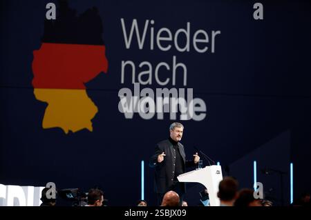 Markus Söder beim 37. Parteitag der CDU Deutschlands im CityCube Berlin ...
