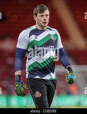 Anthony Patterson of Sunderland in the pregame warmup session during ...