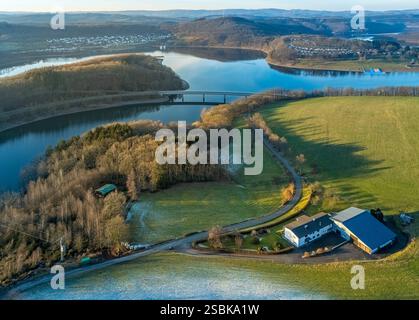 Luftbild, Hof Siele, Rhode, Olpe, Sauerland, Nordrhein-Westfalen ...