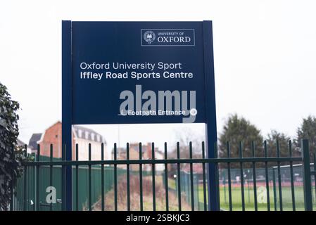 Oxford University Sports Centre sign on Iffley Road, Oxford, United ...
