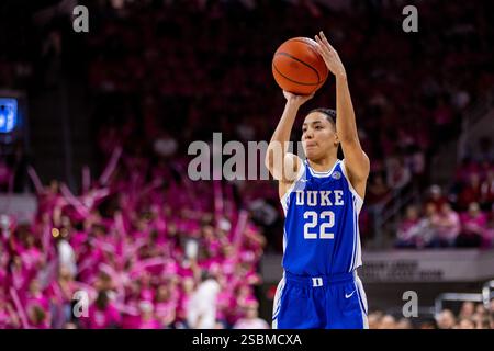 Duke guard Taina Mair (22) drives on Baylor guard Marcayla Johnson (21 ...