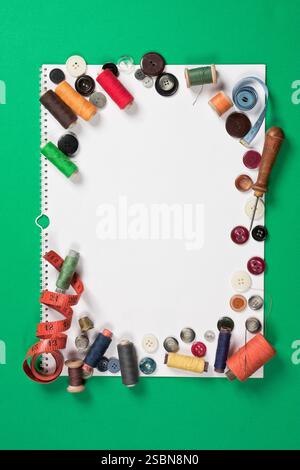 Frame for a picture of the sewing Stock Photo - Alamy
