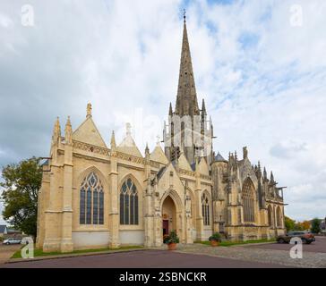 Church Notre-Dame de Carentan, originating in 11th century, at Carentan ...