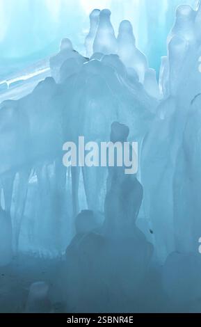 Reverse icicles in South Korea Reverse Icicles inside an abandoned ...