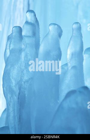 Reverse icicles in South Korea Reverse Icicles inside an abandoned ...