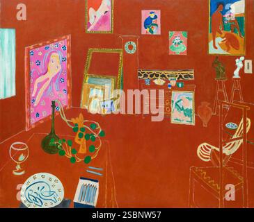 The Red Studio, Henri Matisse, 1911 Stock Photo - Alamy