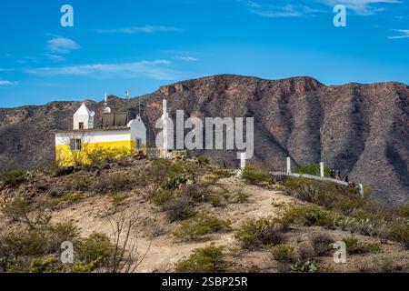 Small mountainside church in Nazas, Mexico Stock Photo - Alamy