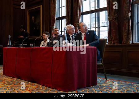 (left to right) Professor Neena Modi, barrister Mark McDonald, Sir ...