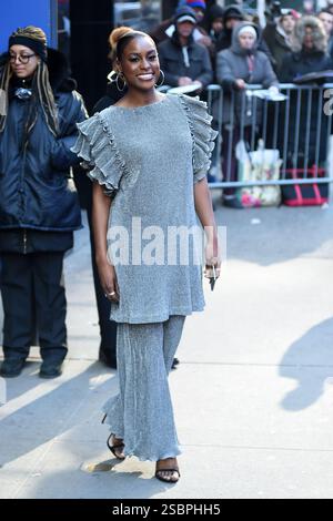Issa Rae leaving a taping of Good Morning America in Times Square on ...