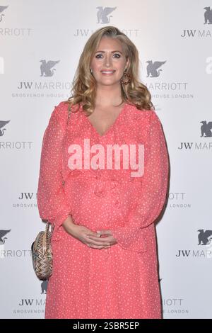 Hayley McQueen attends the JW Marriott Grosvenor House London 90th ...