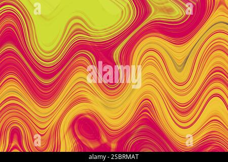 Abstract bright rainbow background eith waves Stock Photo - Alamy