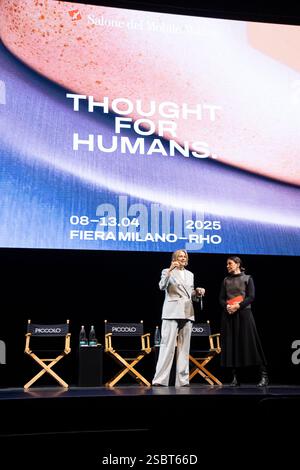 Milan, Italy Salone del Mobile.Milano 2026 institutional presentation ...