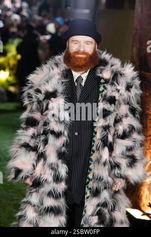 Jay Beech attending a special screening of Netflix's Celebrity Bear ...