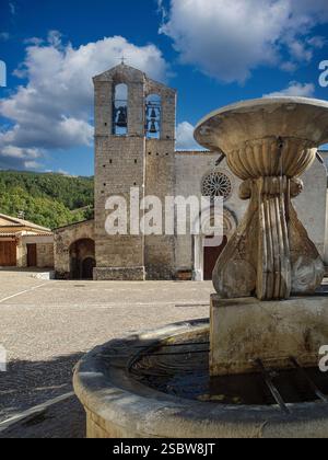 Abruzzo, L'Aquila, Assergi, S. Maria Assunta, Italy, 20th century ...