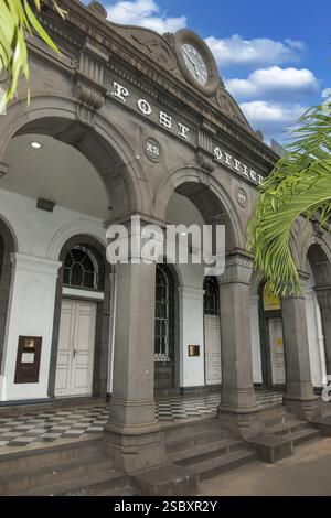 Post Office" lettering above the entrance of the former post office on ...