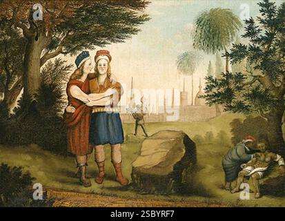 Hicks - JONATHAN AND DAVID AT THE STONE EZEL, lot.657 Stock Photo - Alamy