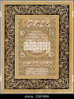 Hilye by Hafiz Osman Stock Photo - Alamy