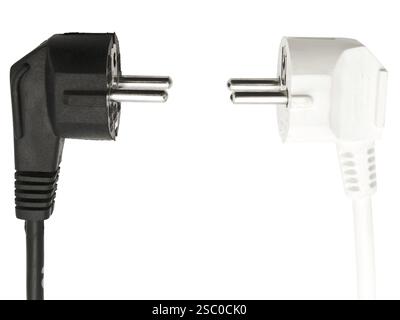 Power plugs isolated on white background. Power plugs isolated Stock ...