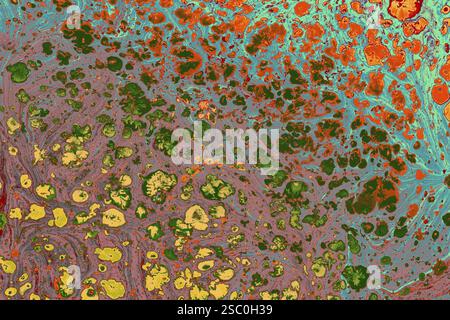 Ebru marble effect surface pattern design for print Stock Photo - Alamy