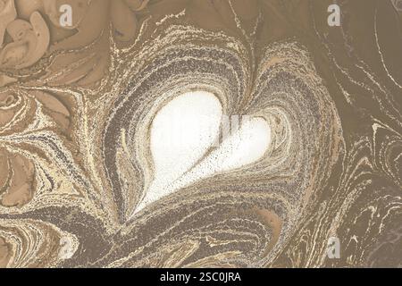 Ebru marble conch effect surface pattern design for print Stock Photo ...